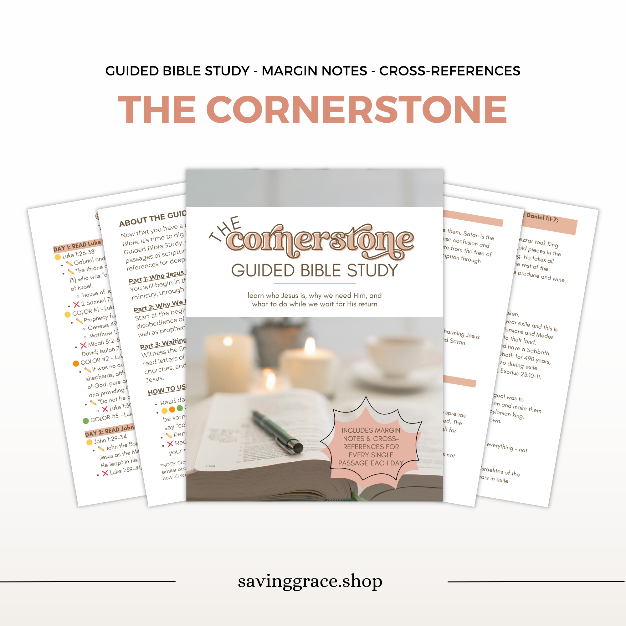 The Cornerstone Guided Study – Saving Grace Print Shop