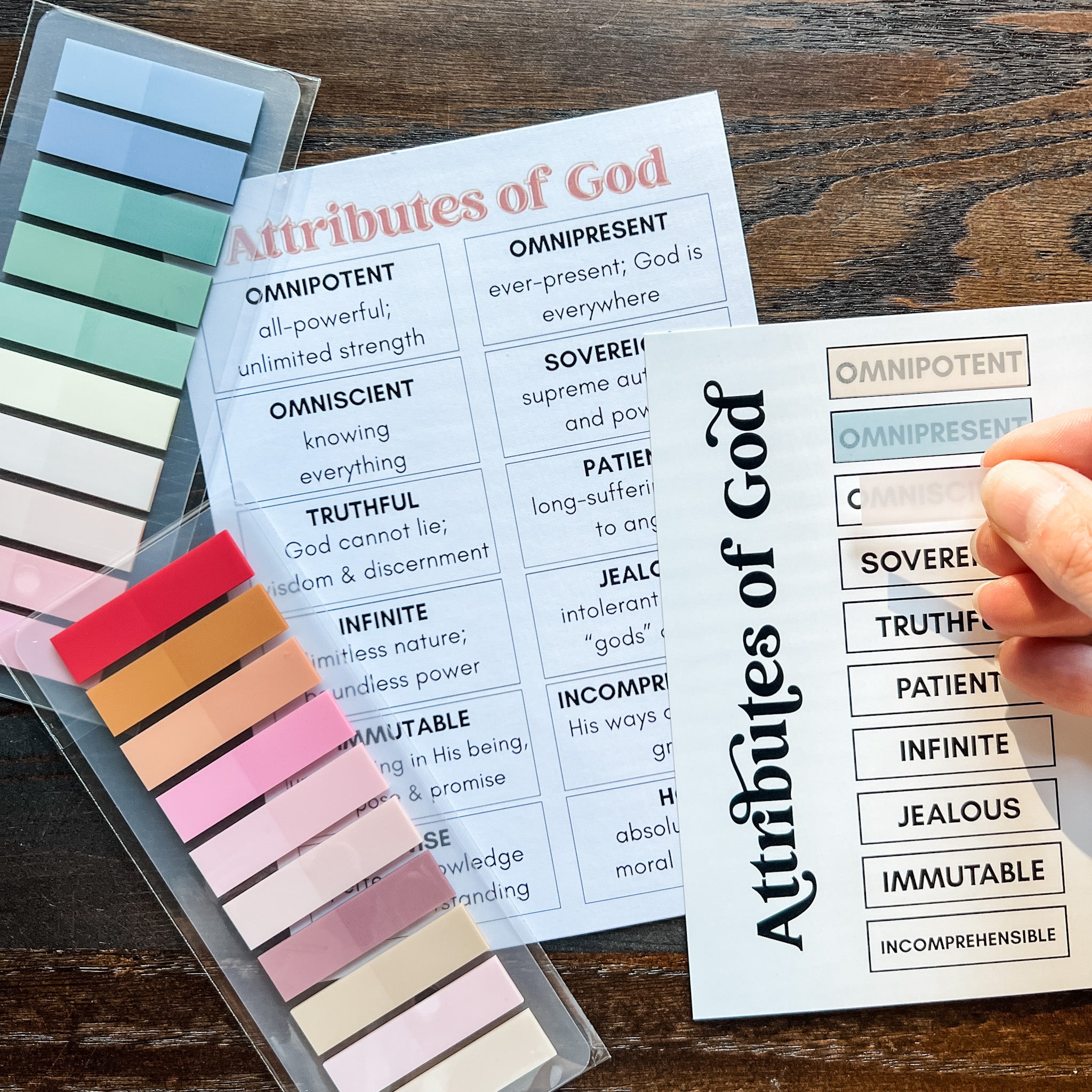 Attributes of God Annotation Set – Saving Grace Print Shop